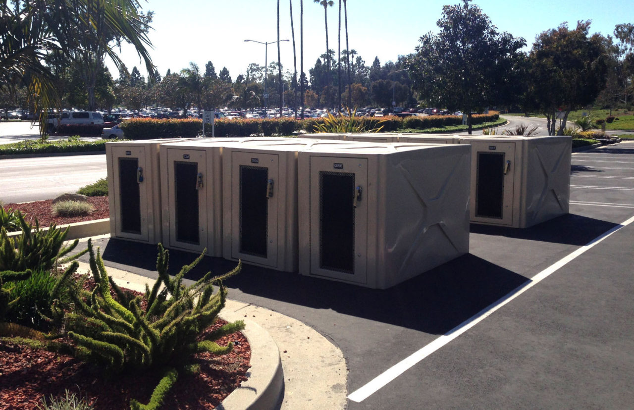 Affordable 300 & 350 Series Bike Lockers - Ground Control Systems