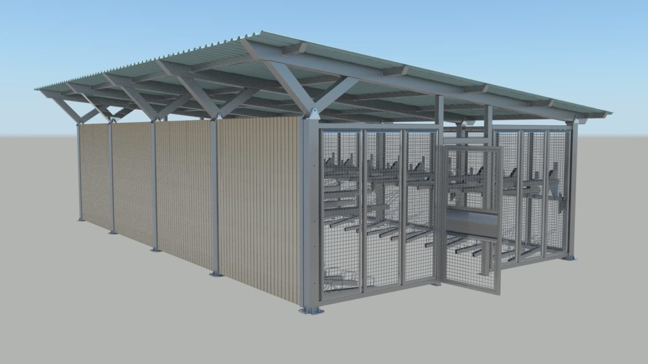 Long-Term Bike Parking | High-Secuirty Enclosures | Ground Control Systems